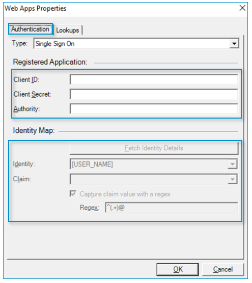 Configuring WebApps Single Sign-On Configuring WebApps Single Sign-On