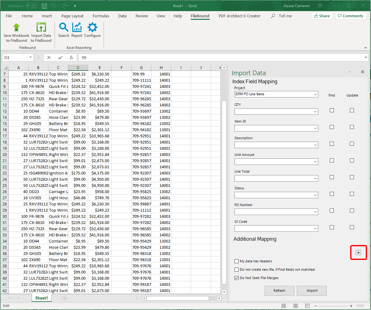 Import Data From Microsoft Excel