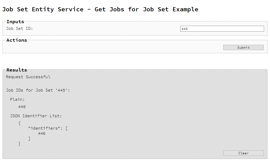 Finding the Jobs in a Job Set