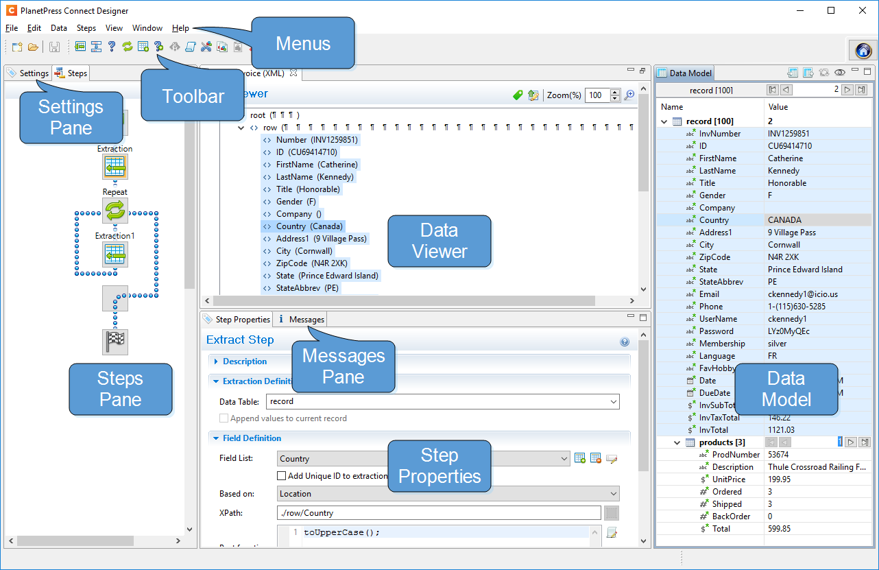 DataMapper User Interface